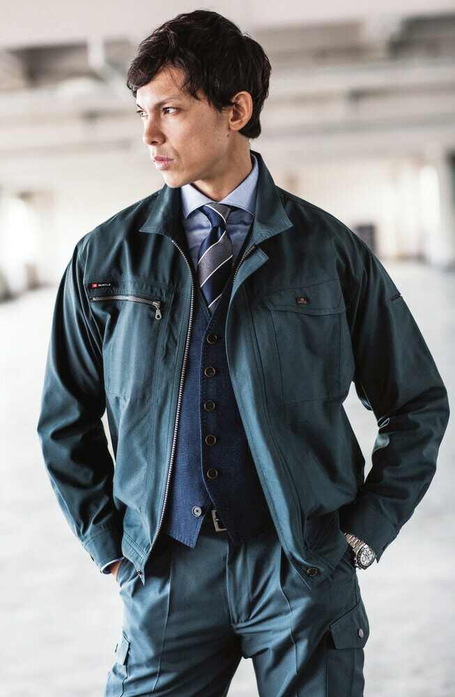 【楽天市場】【作業服(表売場)】BURTLE(バートル)長袖ブルゾン(ユニセックス)秋冬用 9051【530】：ブルーピーター