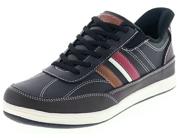 【楽天市場】【カジュアルシューズ】LARKINS（ラーキンス）メンズ ローカットスニーカーL-689-BLACK【470】：ブルーピーター