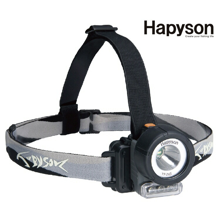 【楽天市場】【釣り】Hapyson 2WAY LEDヘッドランプ YF-243B【510】：ブルーピーター