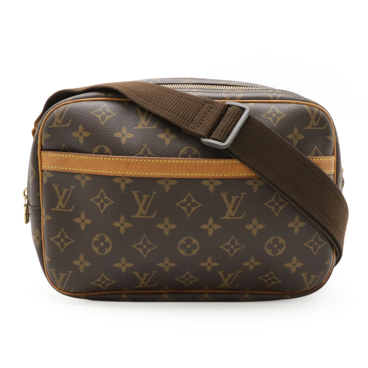 【楽天市場】LOUIS VUITTON ルイ ヴィトン モノグラム リポーターPM ショルダーバッグ 斜め掛け M45254 【中古 ...