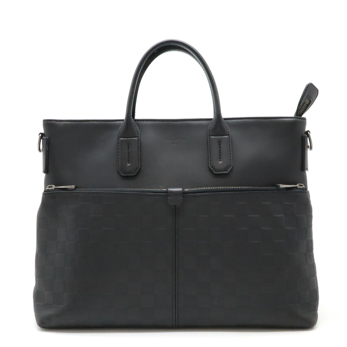 【楽天市場】【バッグ】LOUIS VUITTON ルイ ヴィトン ダミエアンフィニ 7DW ブリーフケース ビジネスバッグ 書類カバン ...