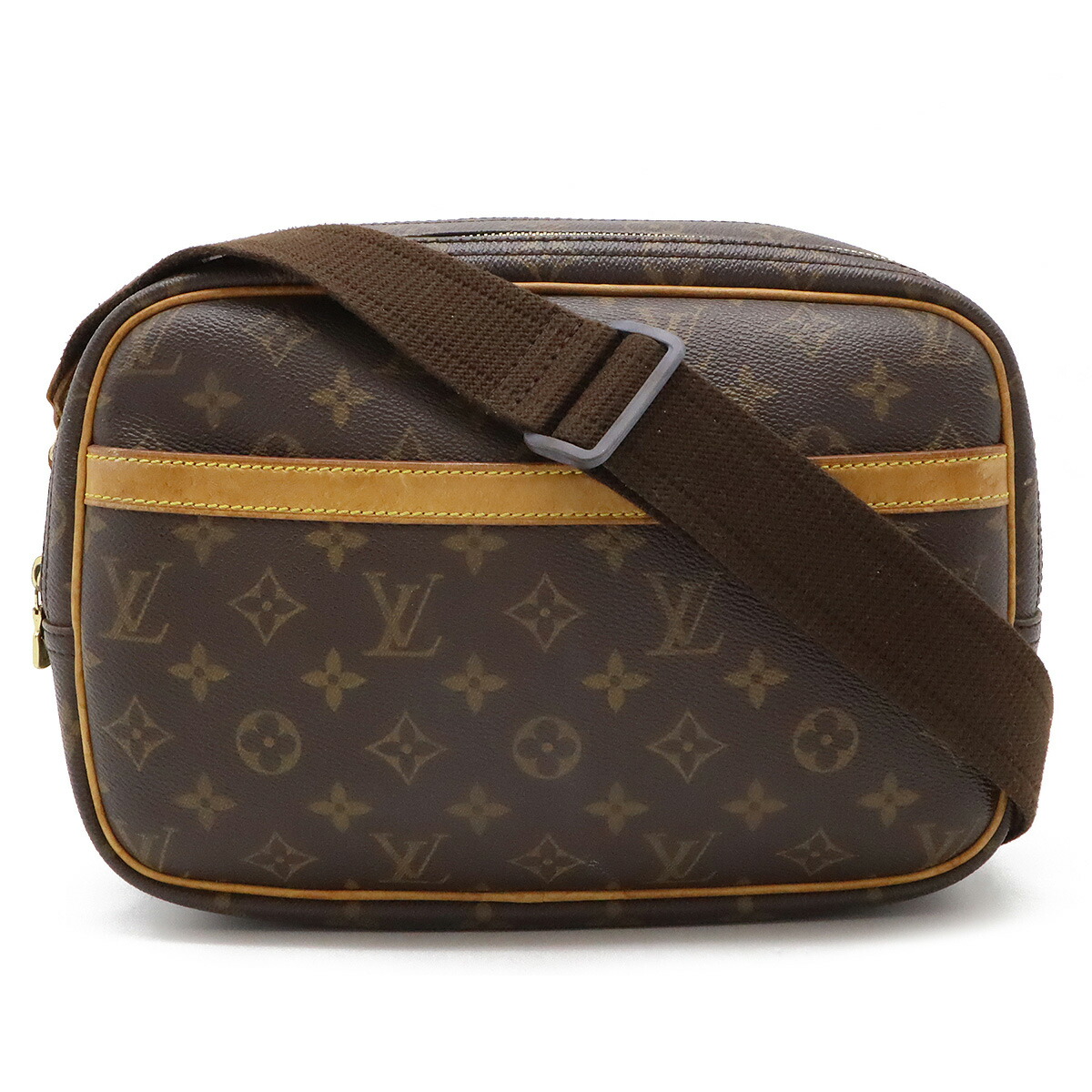 【楽天市場】LOUIS VUITTON ルイ ヴィトン モノグラム リポーターPM ショルダーバッグ 斜め掛け M45254 【中古 ...