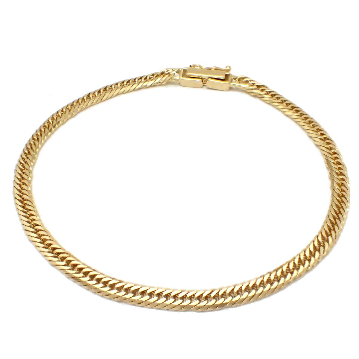 【楽天市場】【ジュエリー】KIHEI 喜平 キヘイ ブレスレット K18 18金 ゴールド 4.9g 17cm YG 8面T トリプル 日本造幣局検定マーク入り 5g 前後：Blumin 楽天市場店