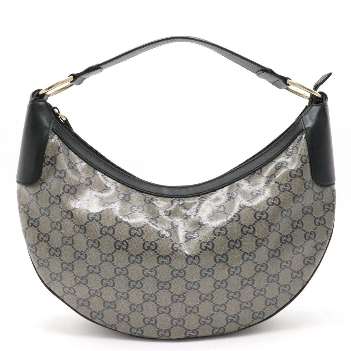 【楽天市場】【バッグ】GUCCI グッチ GGクリスタル ワンショルダー セミショルダー ショルダーバッグ 肩掛け レザー ネイビー 紺 ...