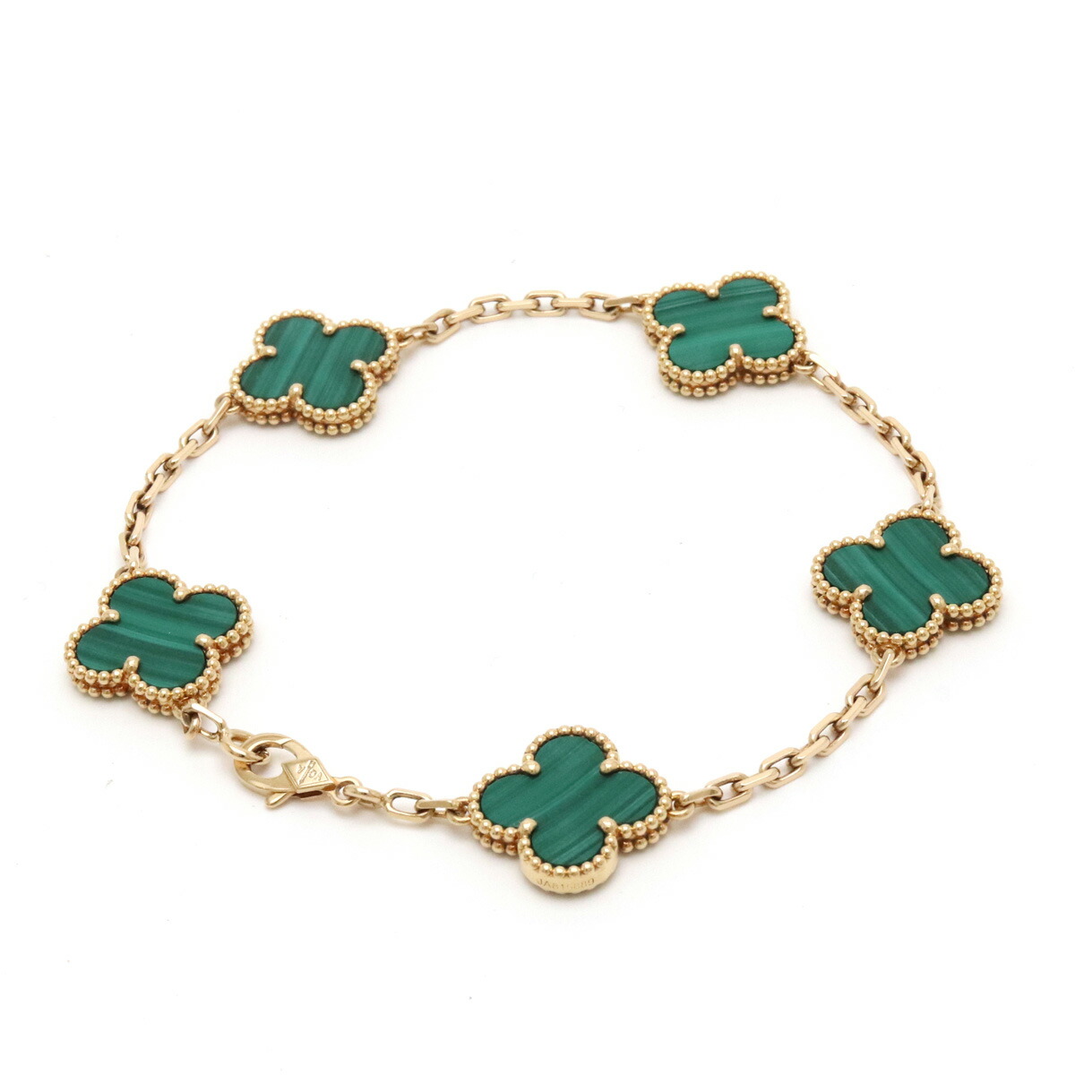 【楽天市場】【ジュエリー】【新品仕上げ済】Van Cleef & Arpels ヴァン クリーフ & アーペル VCA ヴィンテージアルハンブラ ブレスレット K18YG イエローゴールド ...