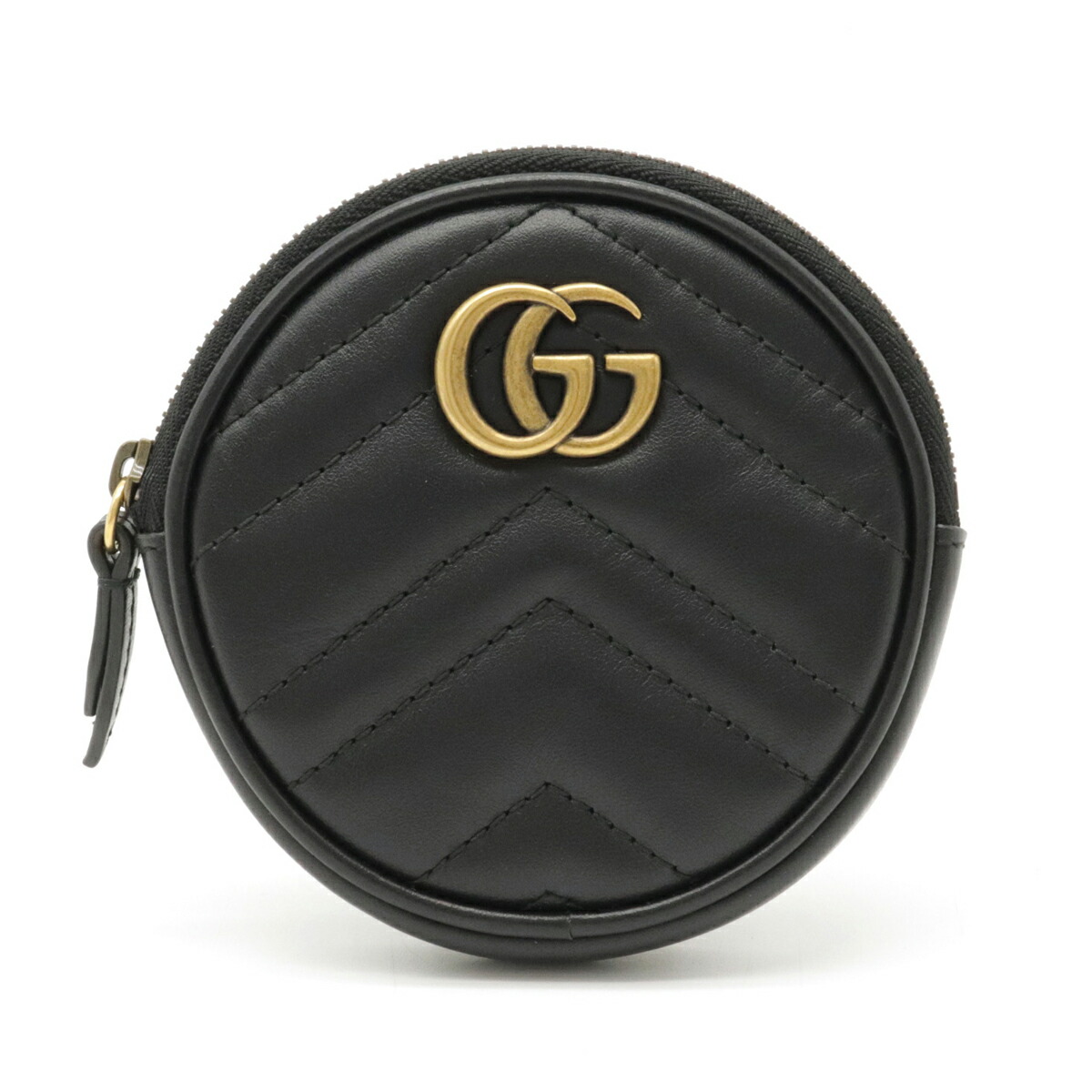 【楽天市場】【財布】GUCCI グッチ GGマーモント ハート キルティング コインケース 小銭入れ コインパース ラウンド型 円形 レザー ...