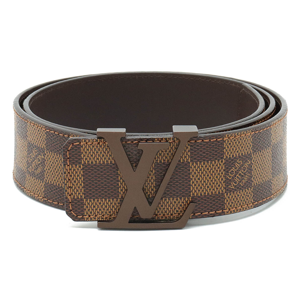 【楽天市場】LOUIS VUITTON ルイ ヴィトン ダミエ サンチュール LV イニシアル 40MM ベルト メンズ #85 M9807V 【中古】：Blumin 楽天市場店