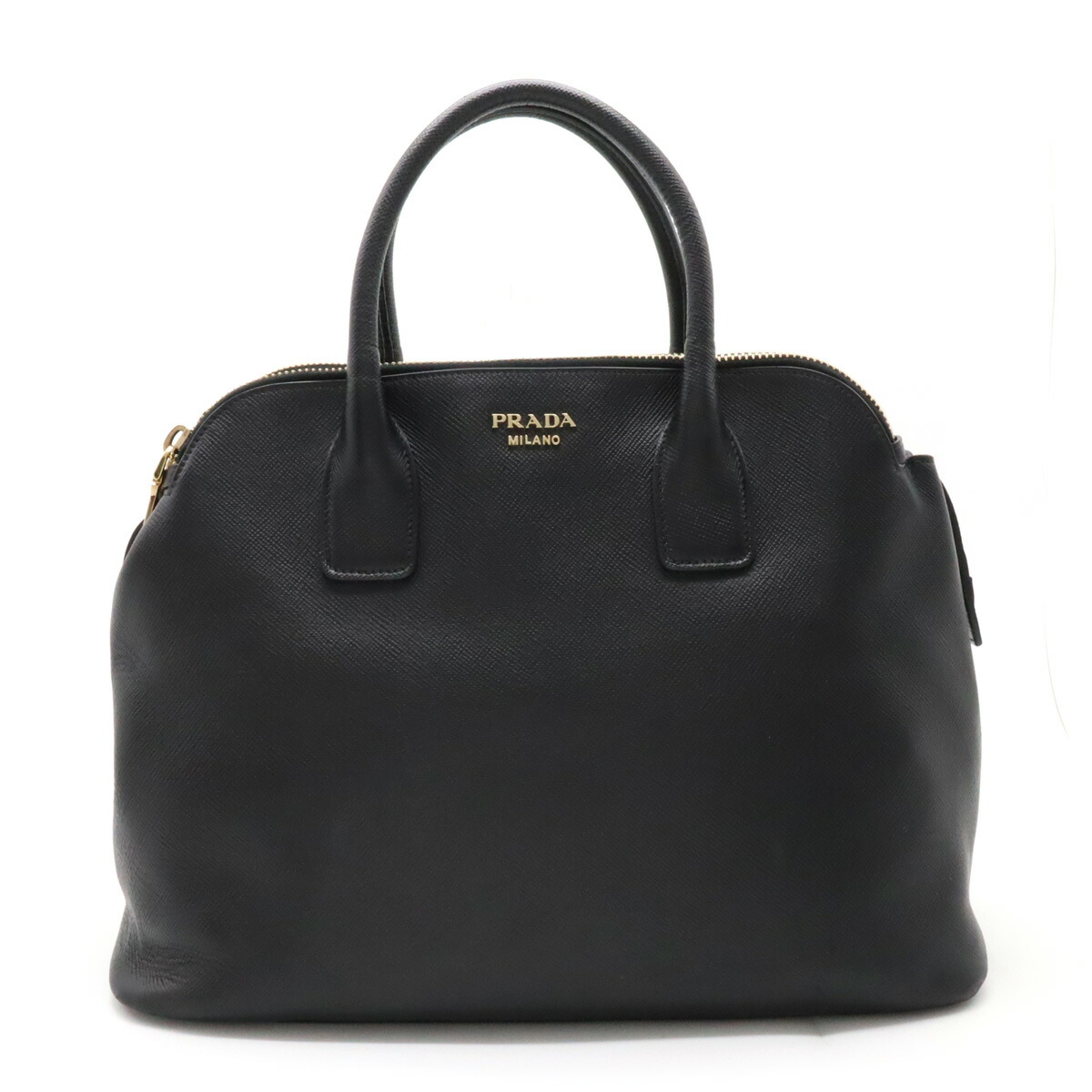 【楽天市場】【バッグ】PRADA プラダ SAFFIANO CUIR サフィアーノ ハンドバッグ レザー NERO 黒 ブラック ゴールド金具 BN2560 【中古】：Blumin 楽天市場店