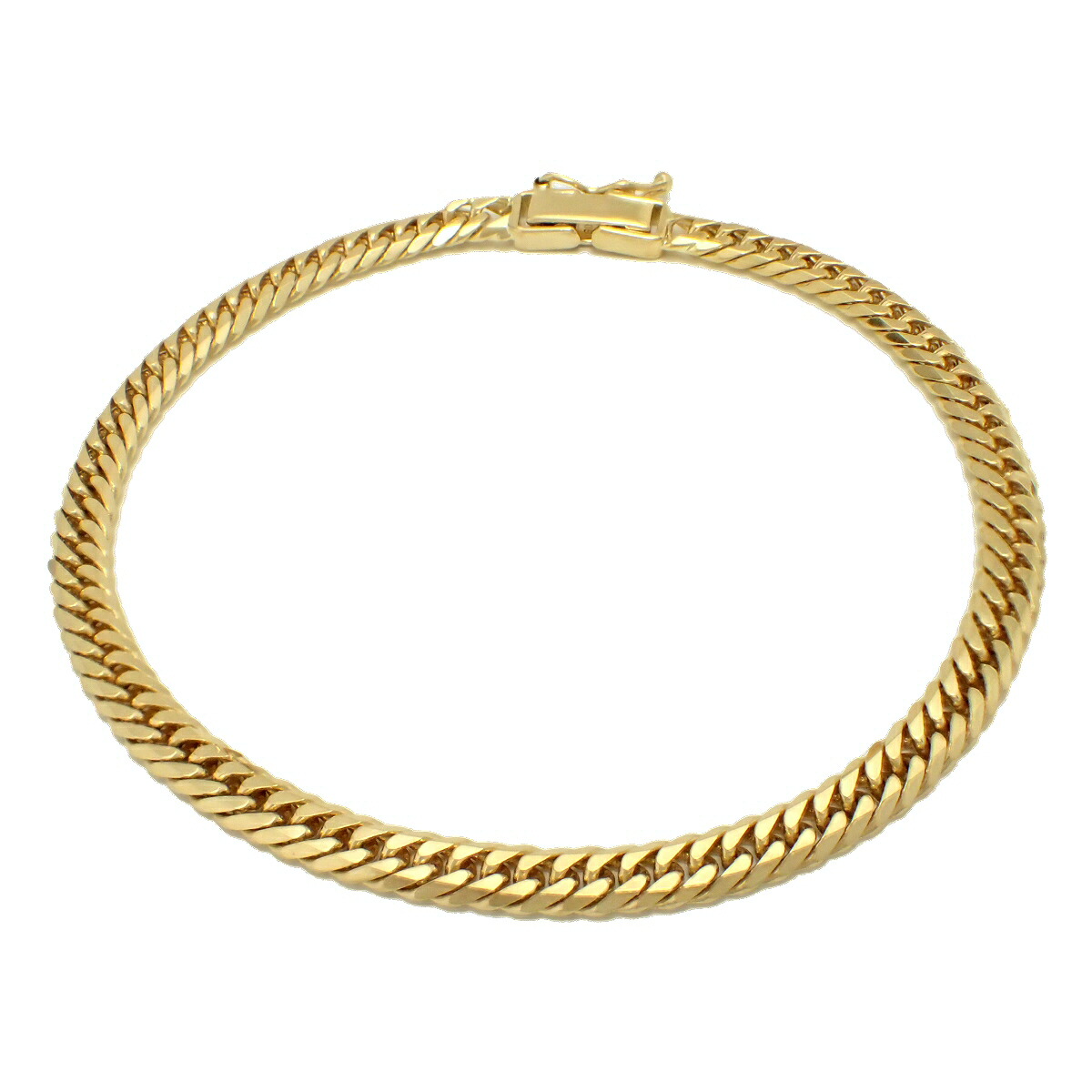 【楽天市場】【ジュエリー】KIHEI 喜平 キヘイ ブレスレット K18 18金 ゴールド 10.3g 18.0cm YG 6面W ダブル 日本造幣局検定マーク入り 10g前後 【中古 ...