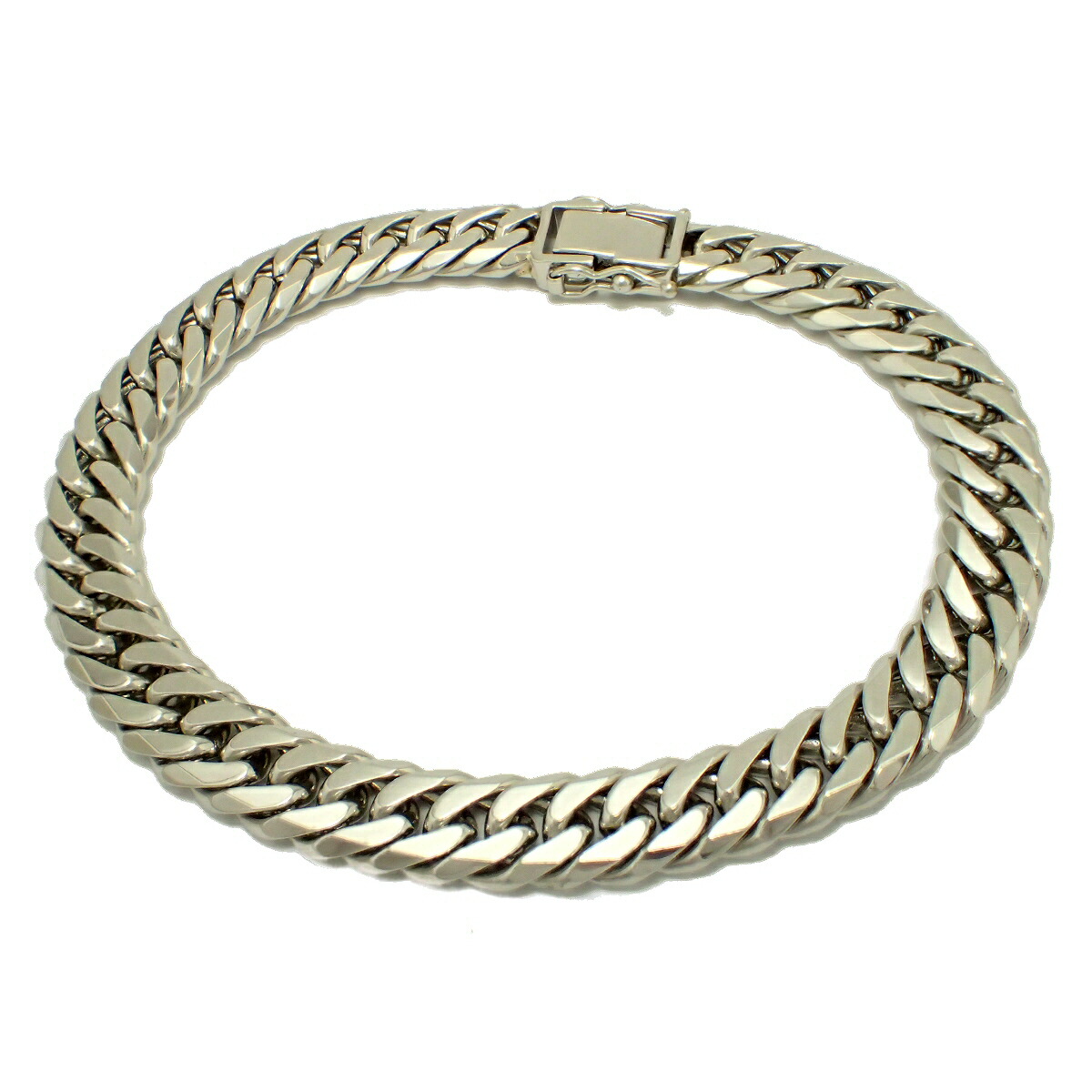 【楽天市場】【ジュエリー】KIHEI 喜平 キヘイ ブレスレット Pt850 Pt プラチナ 50.2g 20.0cm 6面W ダブル 日本造幣局検定マーク入り 50g 前後 【中古 ...