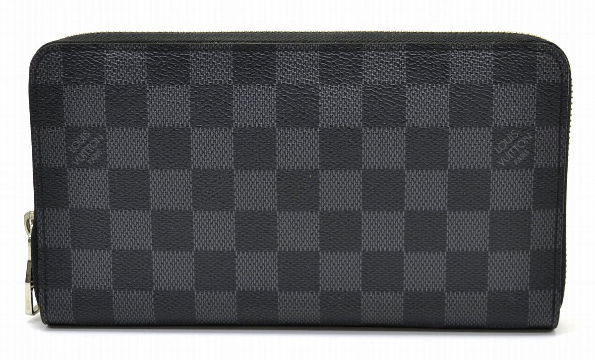 【楽天市場】【財布】LOUIS VUITTON ルイ ヴィトン ダミエグラフィット ジッピー オーガナイザー ラウンドファスナー 2つ折 長 ...