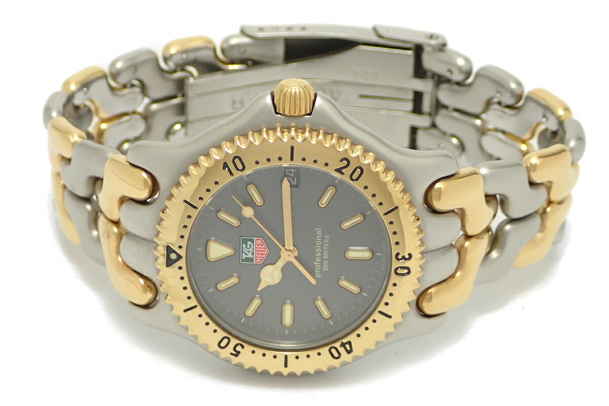 【楽天市場】【ウォッチ】 TAG Heuer タグ ホイヤー セルシリーズ プロフェッショナル 200ml SS ゴールドカラー GP メンズ QZ クォーツ 電池式 腕時計 S95.206K ...