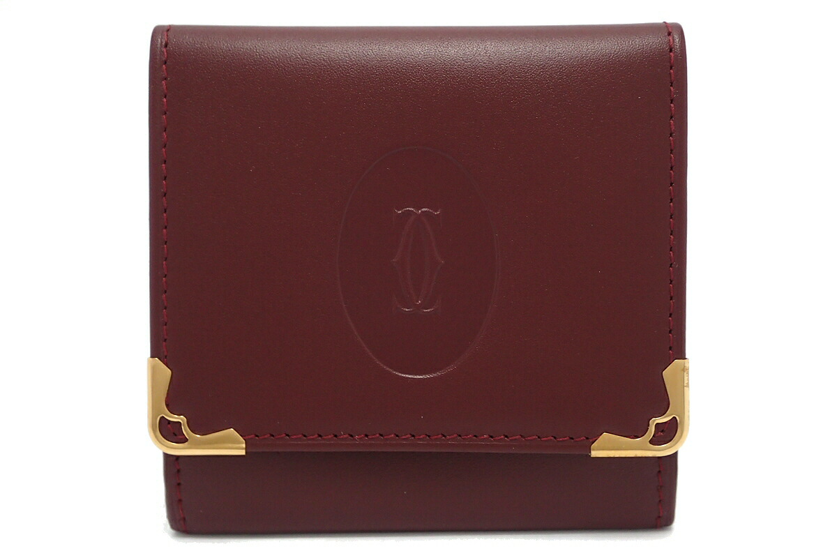 【楽天市場】【未使用品】【財布】Cartier カルティエ マストライン マスト ドゥ カルティエ スクエア コインパース コインケース 小銭 ...