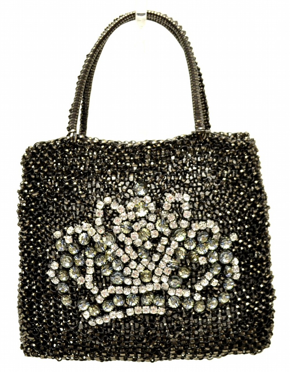 【楽天市場】【バッグ】ANTEPRIMA アンテプリマ ワイヤーバッグ クラウン ハンドバッグ ミニハンドバッグ ラインストーン ブラック系色 ...