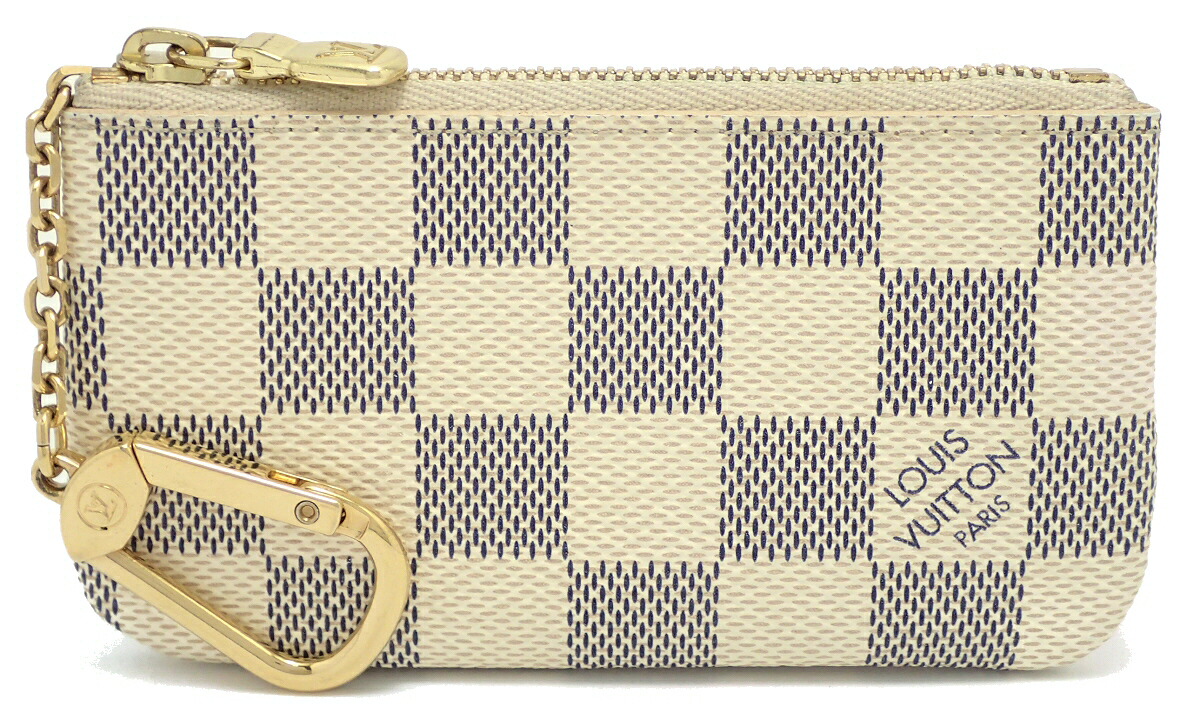【楽天市場】【財布】LOUIS VUITTON ルイ ヴィトン ダミエアズール ポシェット クレ キーリング付 コインケース 小銭入れ コイン ...