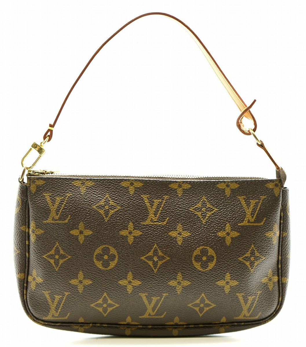 【楽天市場】【バッグ】LOUIS VUITTON ルイ ヴィトン モノグラム ポシェット アクセソワール アクセサリーポーチ ハンドバッグ ...