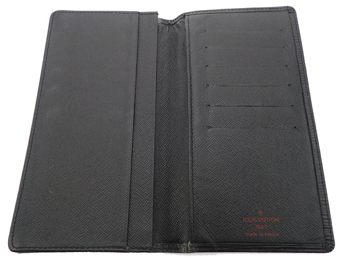 【楽天市場】【財布】LOUIS VUITTON ルイ ヴィトン エピ ポルトカルト クレディ 円 2つ折 長札入れ レザー ノワール 黒 ...