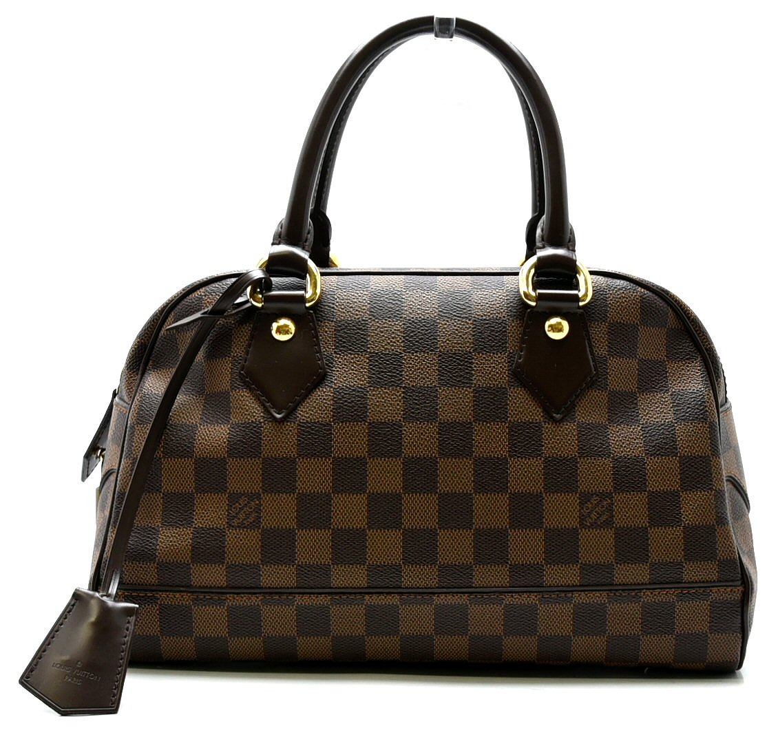 【楽天市場】【バッグ】LOUIS VUITTON ルイ ヴィトン ダミエ ドゥオモ ハンドバッグ ミニボストンバッグ N60008 【中古 ...