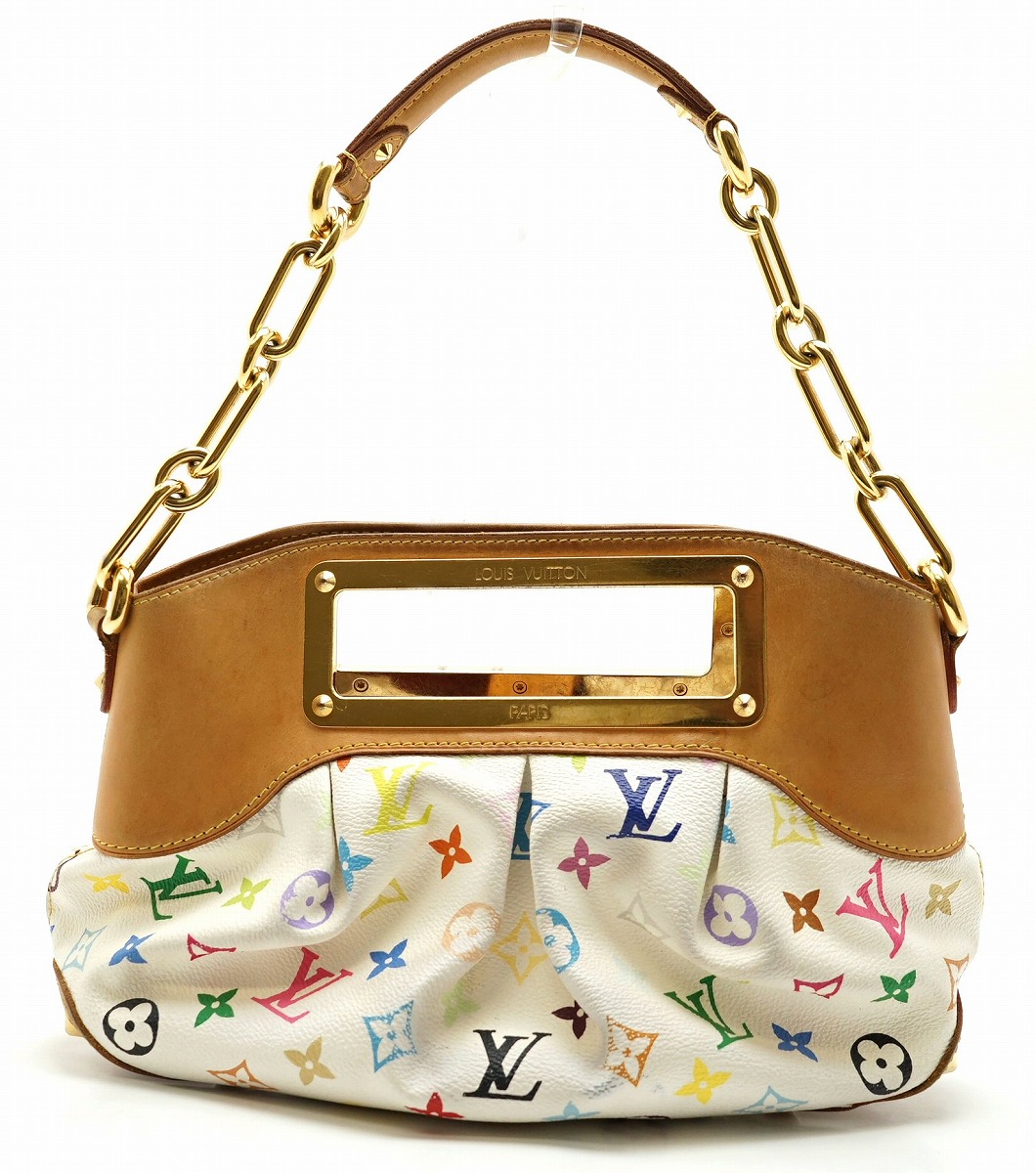 【楽天市場】【バッグ】LOUIS VUITTON ルイ ヴィトン モノグラムマルチカラー ジュディPM ハンドバッグ ショルダーバッグ ワン ...
