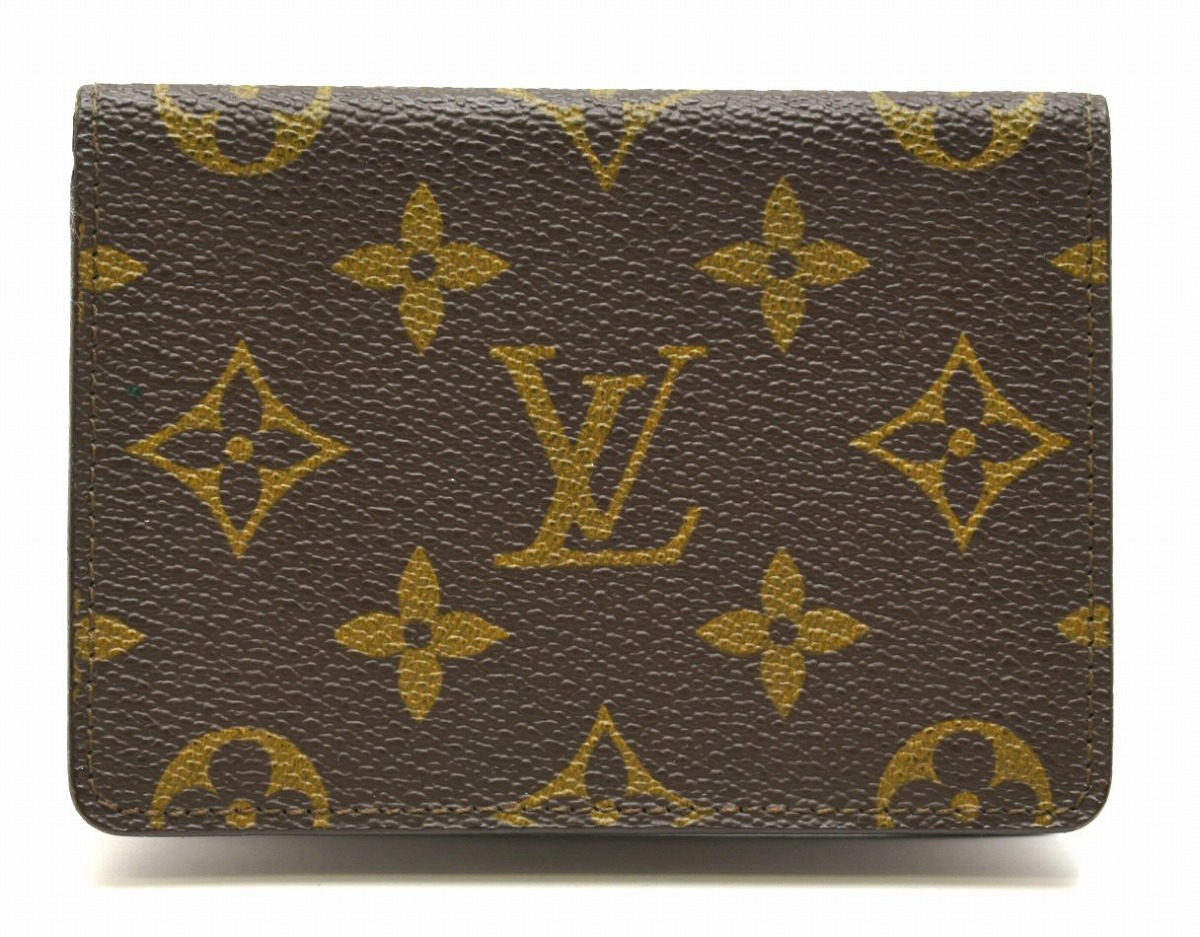 【楽天市場】LOUIS VUITTON ルイ ヴィトン モノグラム ポルト2カルト ヴェルティカル パスケース 定期入れ カードケース ...