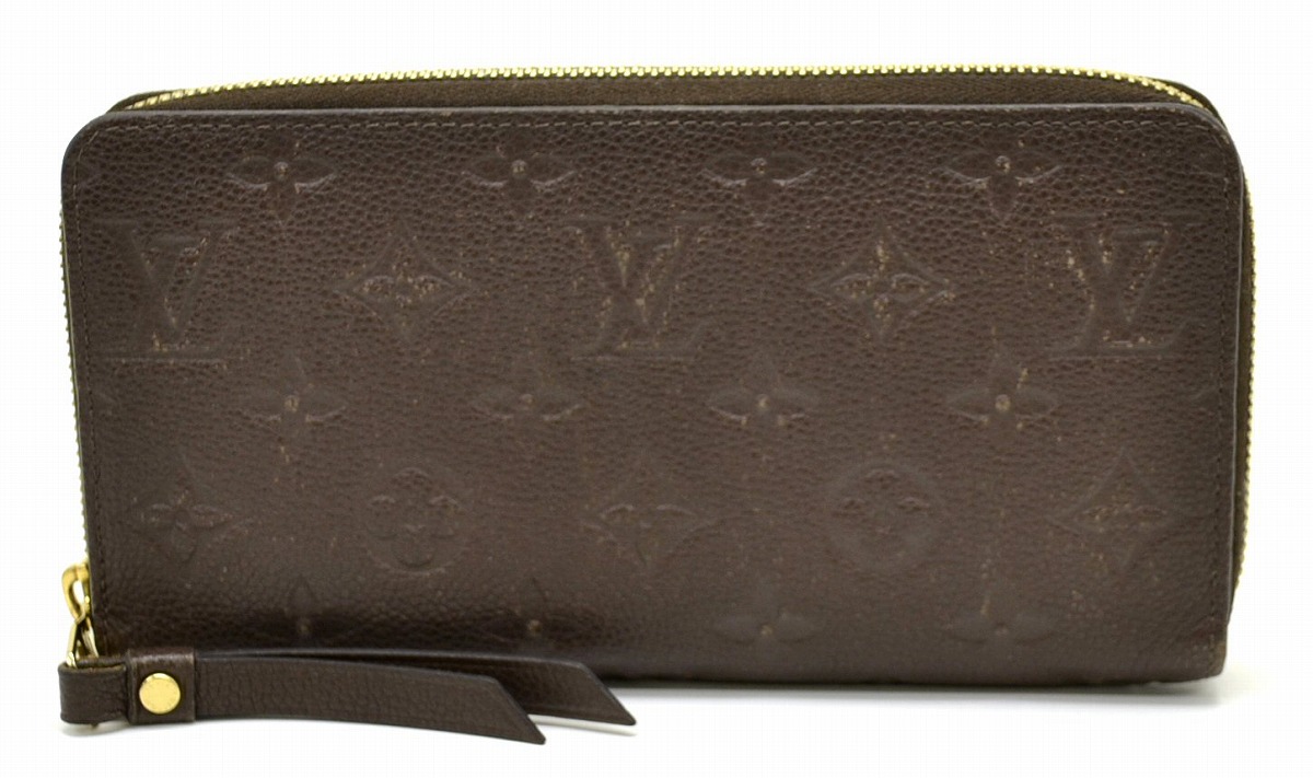 【楽天市場】【財布】LOUIS VUITTON ルイ ヴィトン モノグラムアンプラント ジッピーウォレット ラウンドファスナー長財布 テール ...