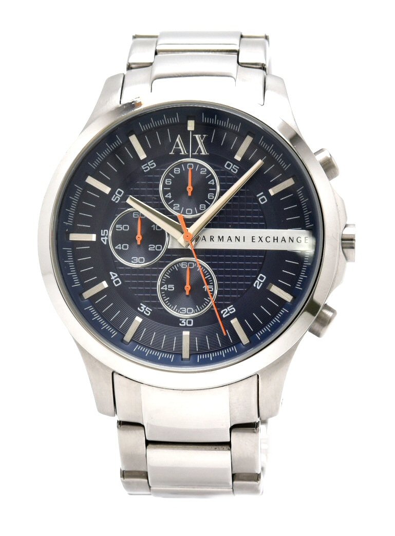 【楽天市場】【ウォッチ】ARMANI EXCHANGE アルマーニ エクスチェンジ クロノグラフ ネイビーブルー文字盤 SS メンズ QZ ...