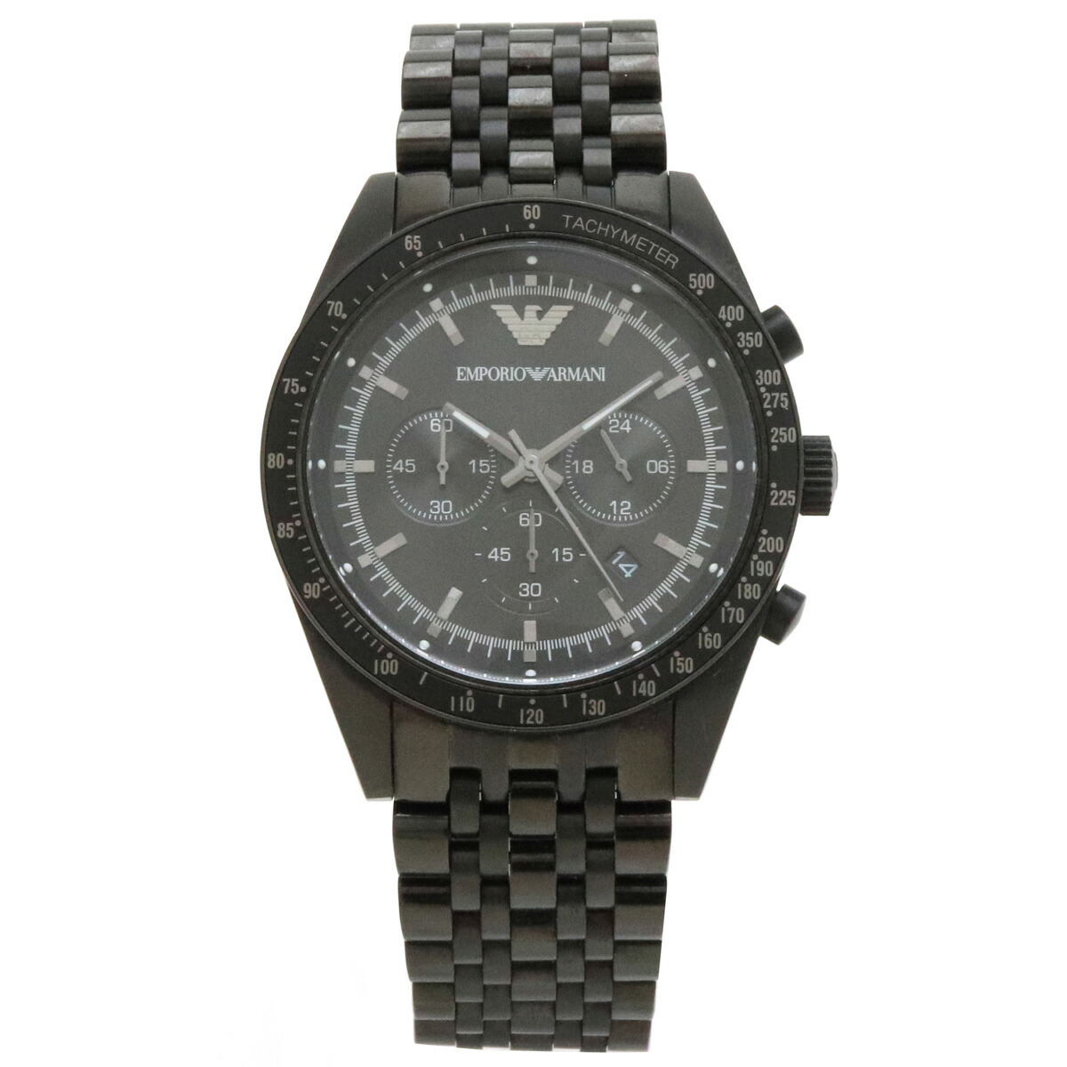 【楽天市場】【ウォッチ】EMPORIO ARMANI エンポリオ アルマーニ クロノグラフ ブラック文字盤 メンズ QZ クォーツ 腕時計 ...