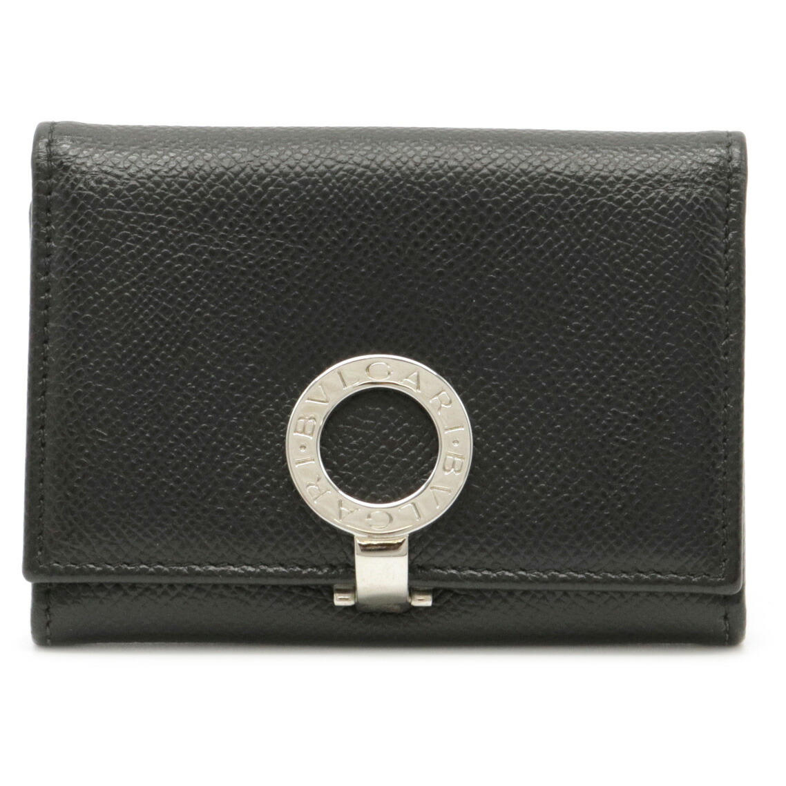 【楽天市場】BVLGARI ブルガリ ブルガリブルガリ ロゴクリップ カードケース 名刺入れ パスケース IDケース グレインレザー ブラック ...