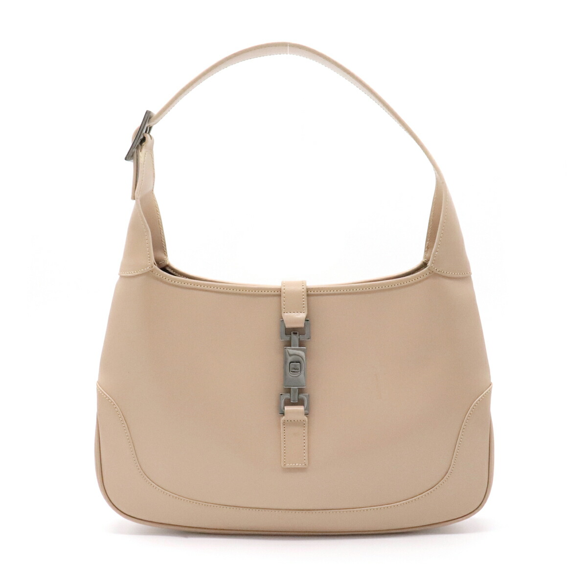 【楽天市場】【バッグ】GUCCI グッチ ジャッキーライン ショルダーバッグ セミショルダー ワンショルダー レザー 肩掛け ピンクベージュ ...