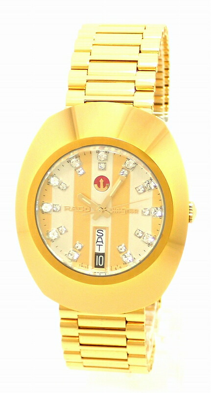 【楽天市場】【ウォッチ】RADO ラドー ダイヤスター ジ オリジナル デイデイト ゴールド/シルバー文字盤 GP メンズ AT オートマ 腕 ...
