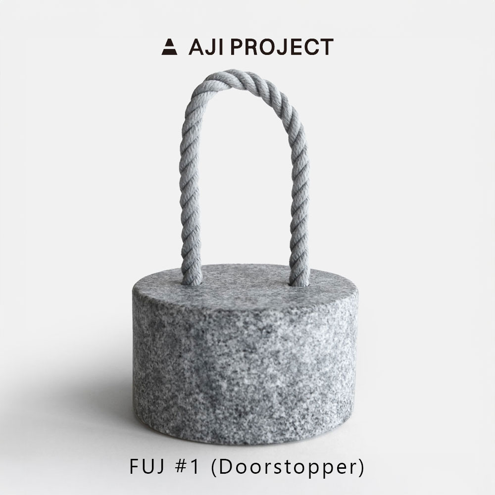 【楽天市場】AJI PROJECT[アジプロジェクト] / FUJ #1 (Doorstopper)(Grey)【ソリッド/ドアストッパー/庵治石/自然石/藤城 成貴/Shigeki ...