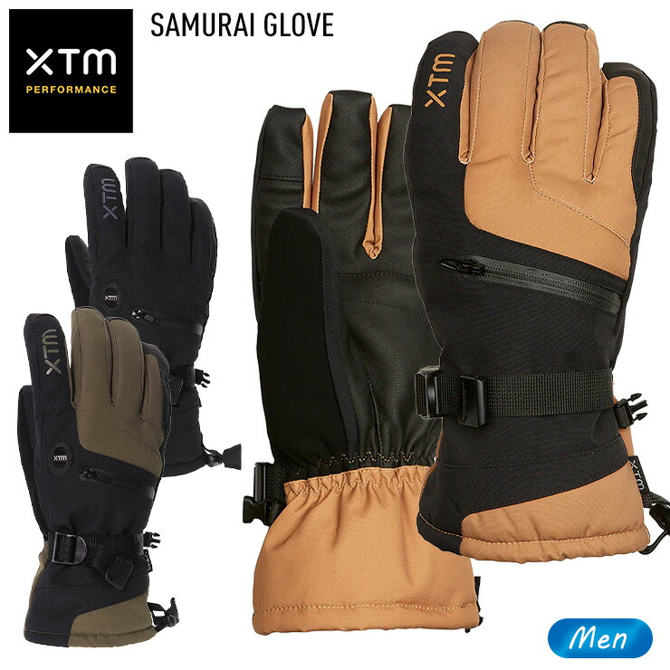 【楽天市場】【30日まで使える最大2500円オフクーポン】正規品 24-25 XTM SAMURAI GLOVE サムライ グローブ CM001 スノーボード スキーグローブ シンサレート ...