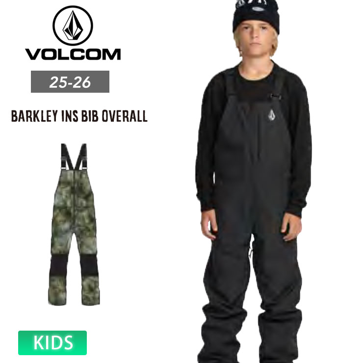 【楽天市場】早期予約 25-26 2026 VOLCOM ボルコム BARKLEY INS BIB OVERALL キッズ ジュニア ビブパンツ スノーボード つなぎ：ぼーだまん