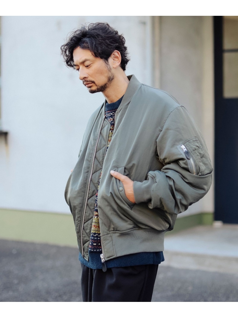 【楽天市場】【SALE／30%OFF】【定番人気・ギフト】撥水 ナイロン MA-1 B:MING by BEAMS ビーミング ライフストア バイ ビームス ジャケット・アウター MA-1 ...