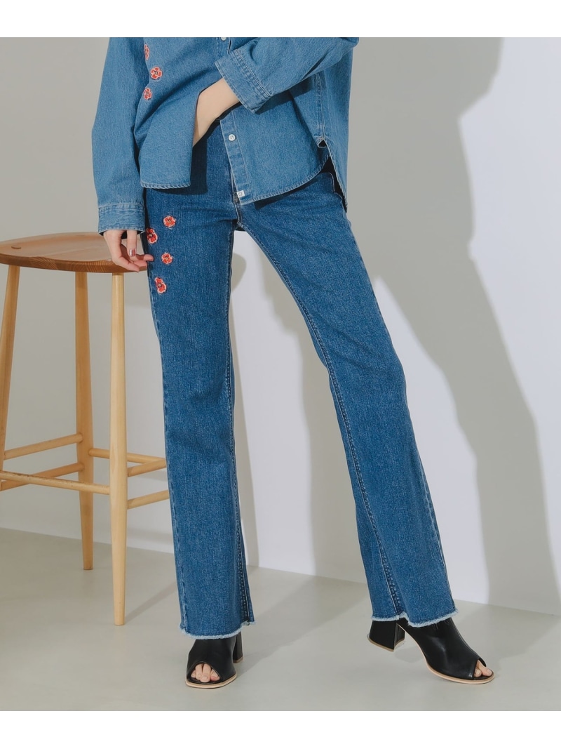 【楽天市場】SOMETHING / POPPY LISA FLARE デニム B:MING by BEAMS ビーミング ライフストア バイ ...