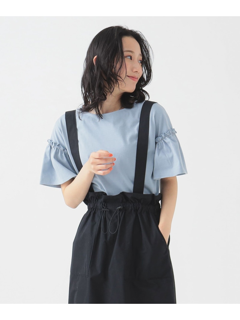 【楽天市場】【SALE／60%OFF】【7/25再値下げ】袖フリル プルオーバー 25SS 着映え 体型カバー ウォッシャブル B:MING by BEAMS ビーミング ライフストア バイ ...