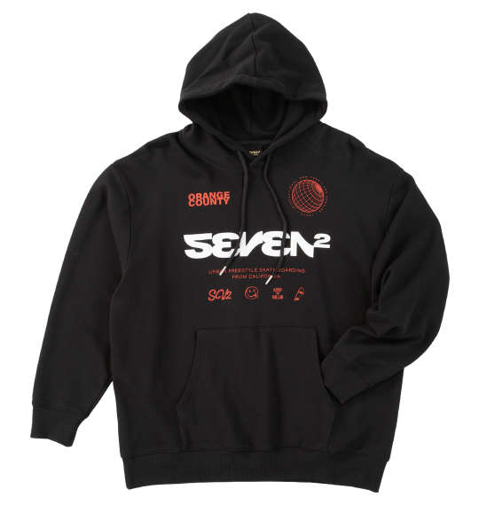 楽天市場】大きいサイズ メンズ SEVEN2 裏毛 フルジップ パーカー