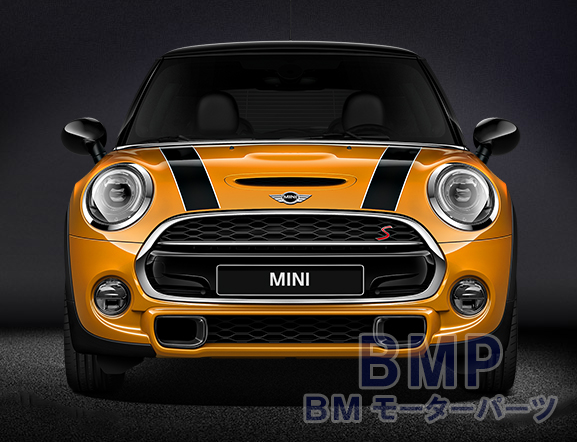 【楽天市場】BMW MINI 純正 F55 F56 F57 エンジンフード ストライプ セット ブラック：BMモーターパーツ BMW純正品専門店