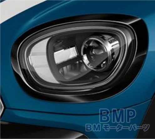 【楽天市場】BMW MINI 純正 F60 CROSSOVER 用 ヘッド ライト リング ブラック ライン Piano Black ピアノ ...