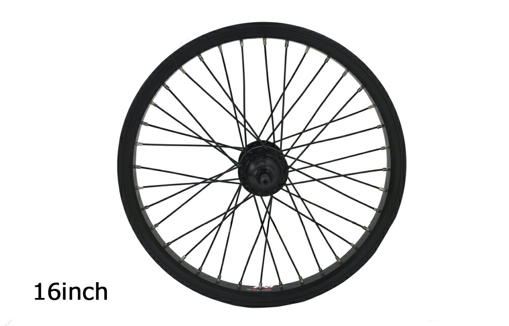 【楽天市場】【送料無料】【完組みホイール】【16インチ】 ARES BIKES BOO4 フリーコースターハブ 9T × ALEX DM22 ...