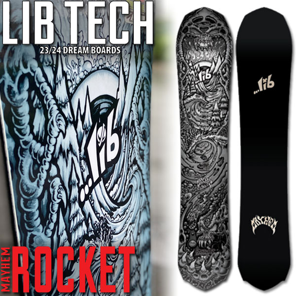 【楽天市場】23-24 LIB TECH / リブテック LOST ROCKET ロストロケット メンズ スノーボード パウダー カービング ...