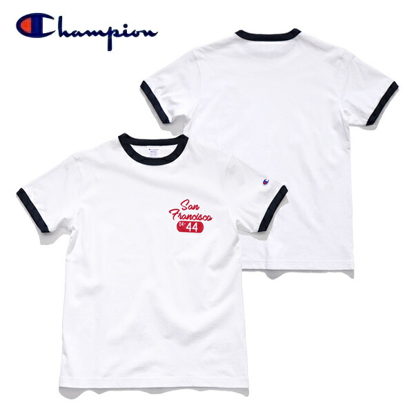 【楽天市場】チャンピオン【Champion】C3-B346 ショートスリーブTシャツ 25SS ベーシック 半袖 リンガーTシャツ メンズ レディース トップス コットン100% 綿 ロゴ ...