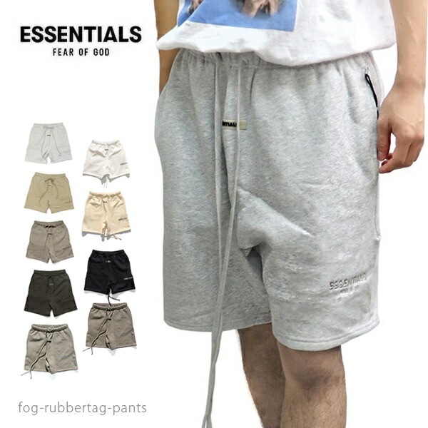 【楽天市場】FOG ESSENTIALS 【エッセンシャルズ】RUBBER TAG EMB SWEAT SHORTS 裏起毛 RUBBER ...