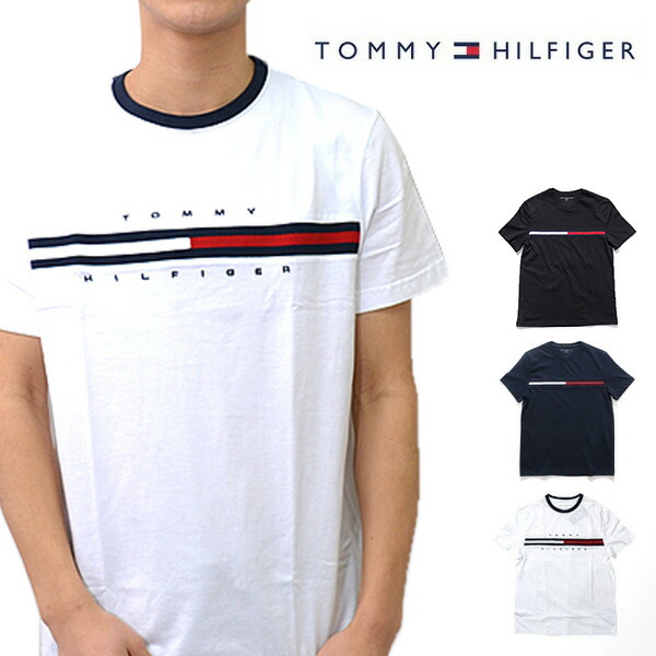 【楽天市場】トミーヒルフィガー【TOMMY HILFIGER】C817849807(7849807) ライン フラッグ ロゴ プリント T ...