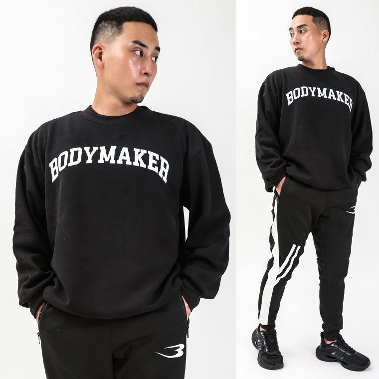 【楽天市場】スウェット裏起毛トレーナー BODYMAKERロゴ BODYMAKER ボディメーカー クルーネック メンズ 裏起毛 トレーナー スウェット 冬 防寒 暖かい：ボディメーカー