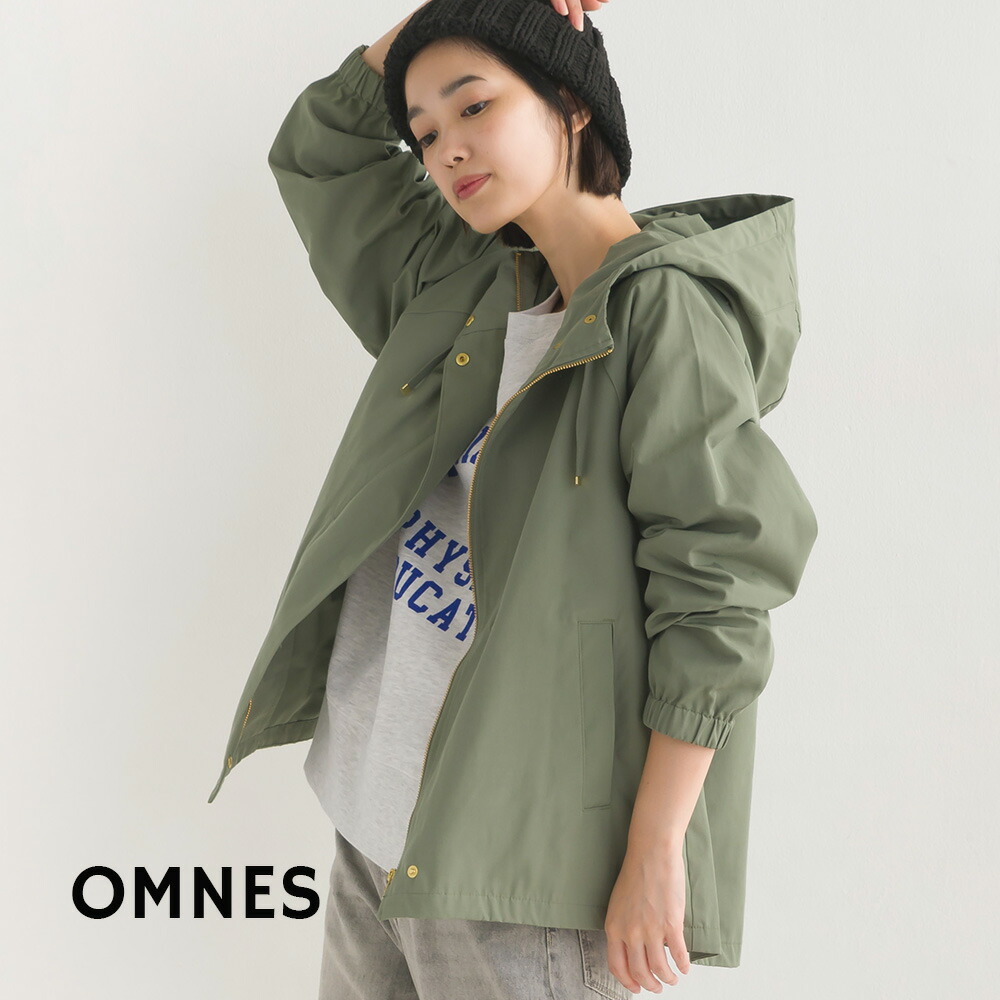 【楽天市場】【10/2までポイントUP】【OMNES】撥水加工マウンテンパーカー レディース アウター ジャケット 長袖 カジュアル ボタン ジップアップ HAPTIC ハプティック ...