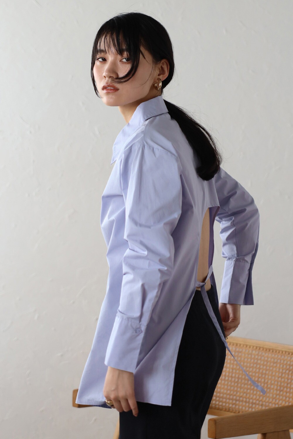 【楽天市場】ENC エンク back belt open shirt / バックベルトオープンシャツ 77-004542：BONJOUR SAGAN