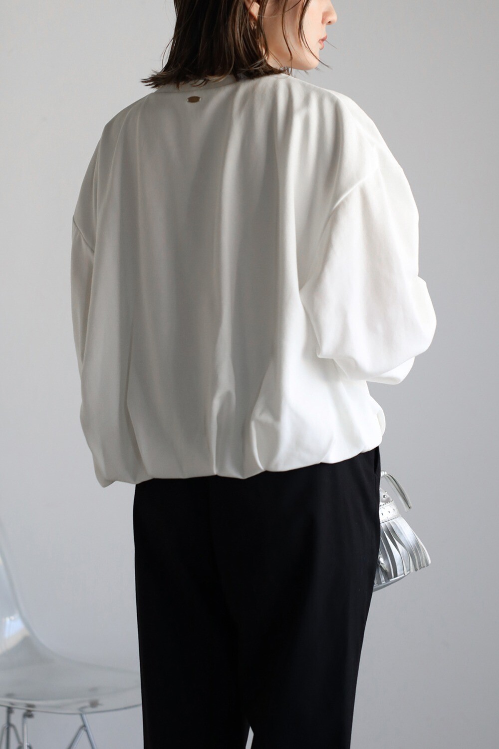 【楽天市場】バックプレートバルーンプルオーバー 77-004627：BONJOUR SAGAN