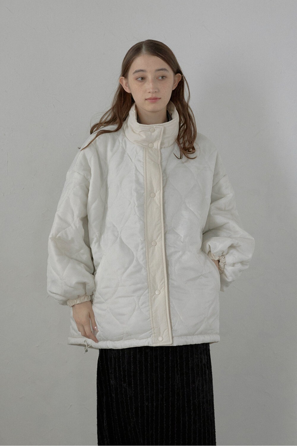 【楽天市場】padding reversible fish tail quilted coat / 中綿入りリバーシブルフィッシュテール ...
