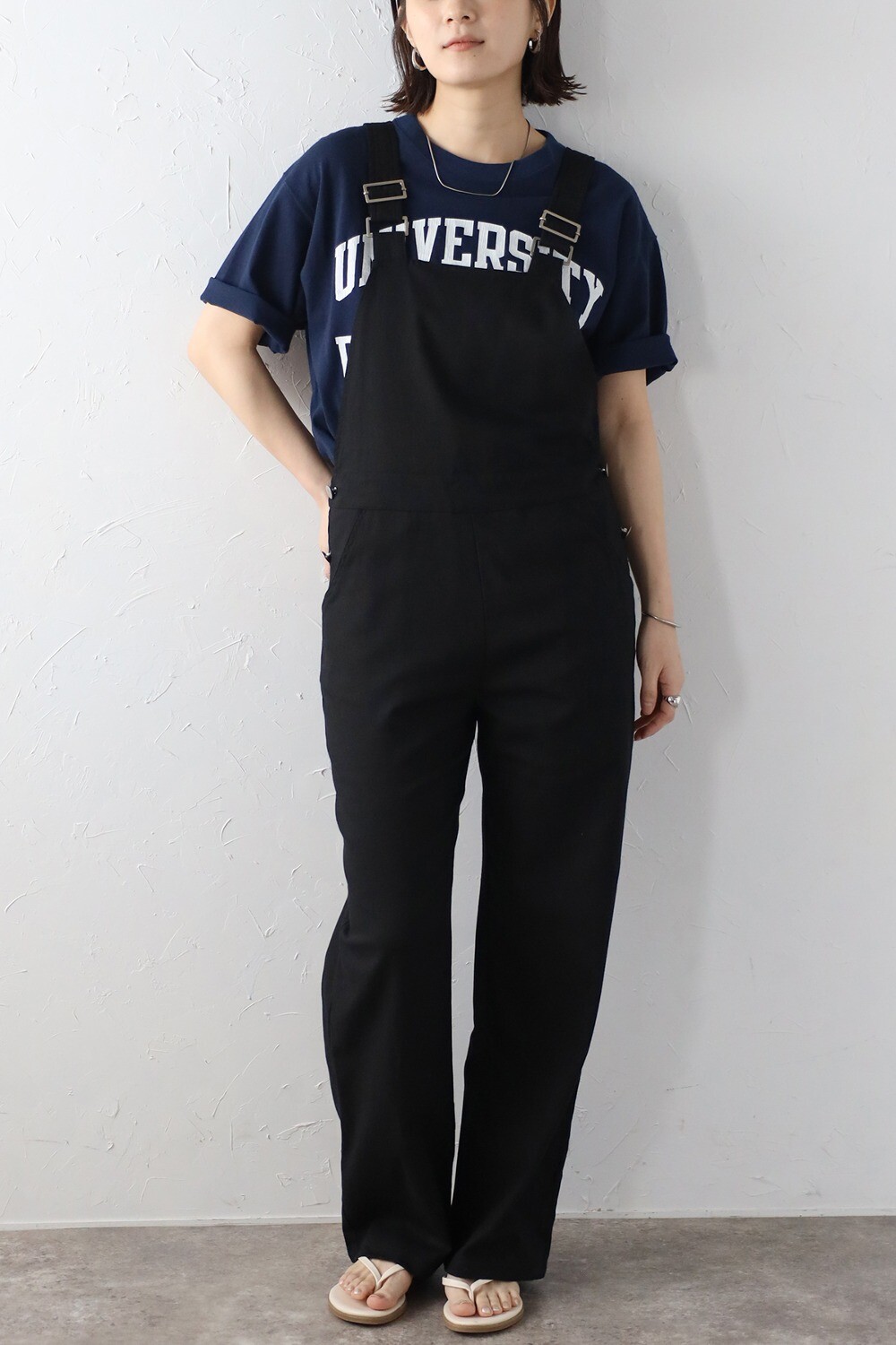 【楽天市場】リネンオーバーオール 99-000111：BONJOUR SAGAN